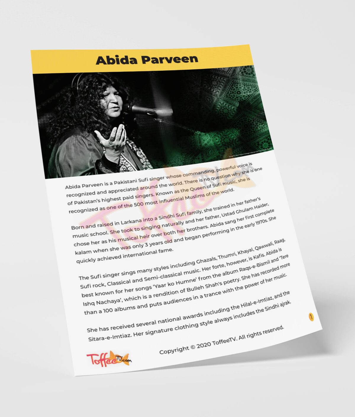 Abida Parveen – ToffeeTV