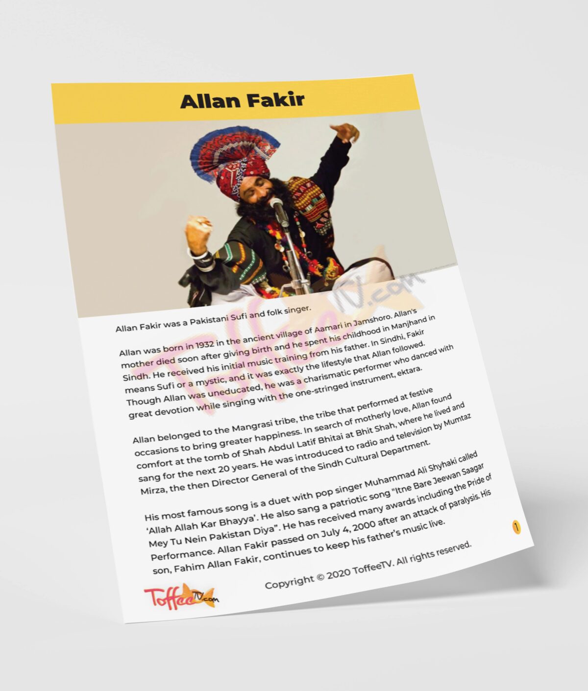 Allan Fakir – ToffeeTV