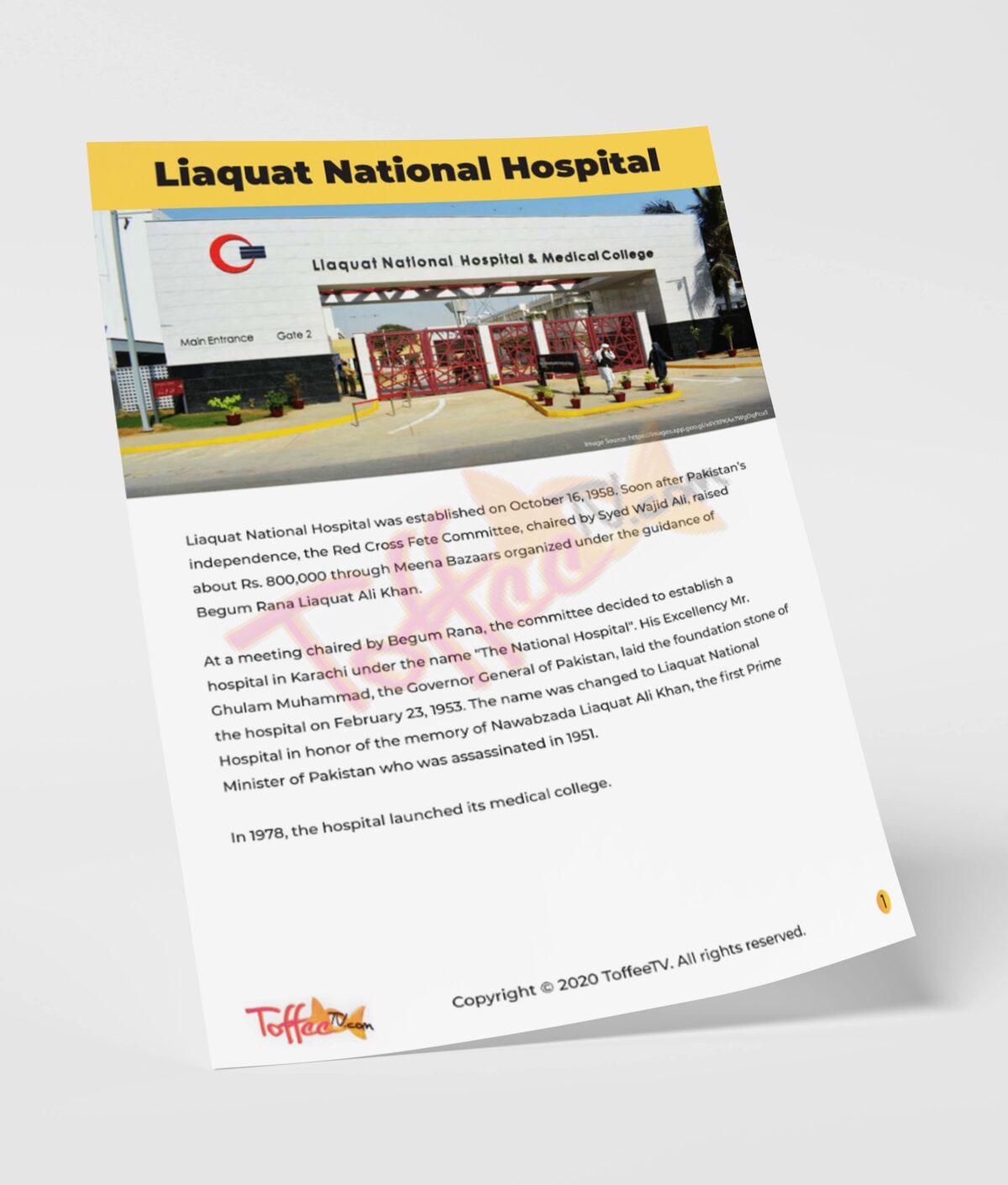 Liaquat National Hospital – ToffeeTV