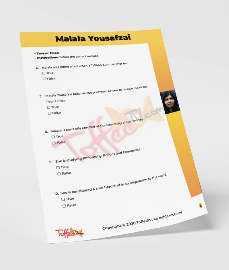 Malala Yousafzai – ToffeeTV