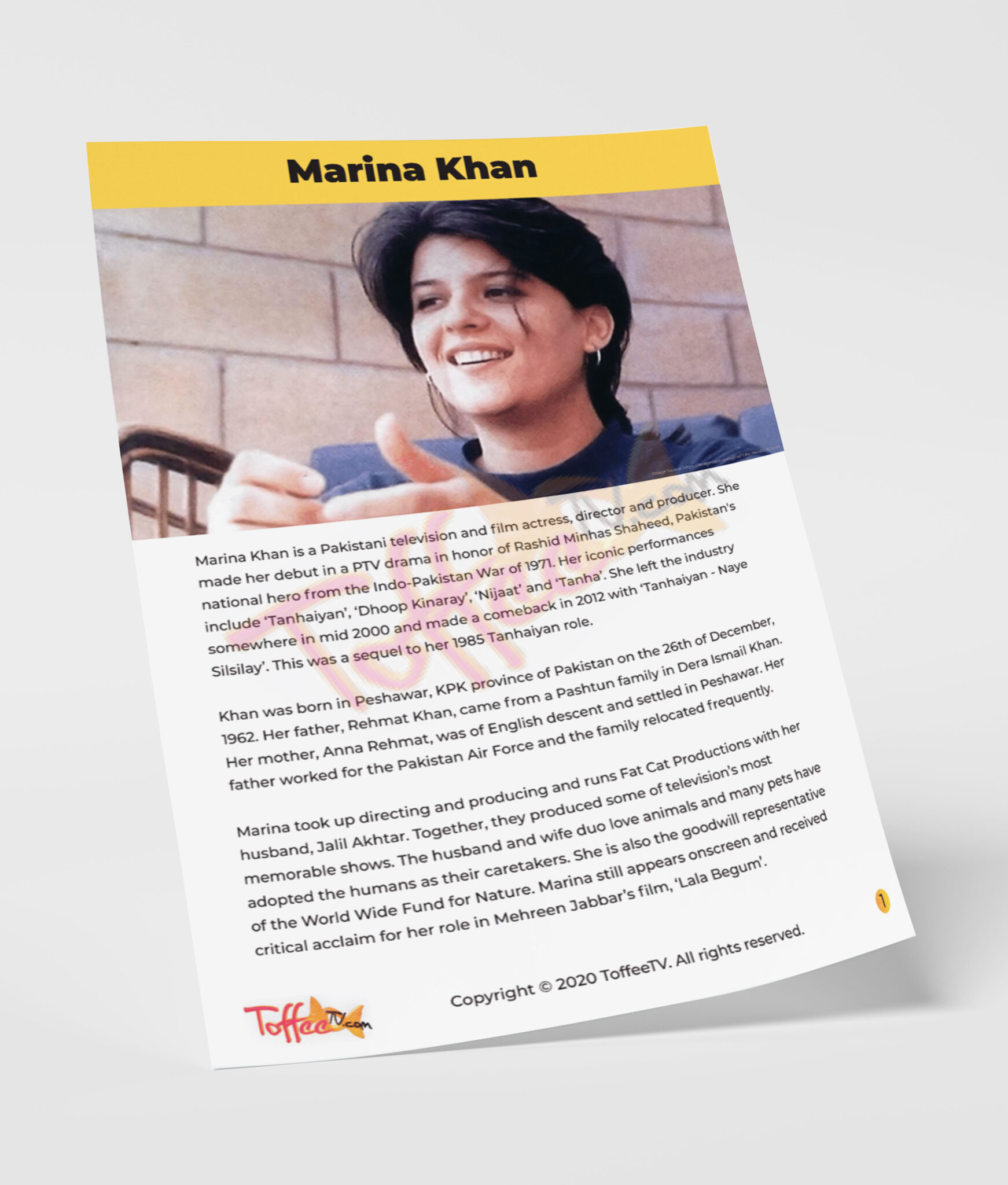 Marina Khan – ToffeeTV