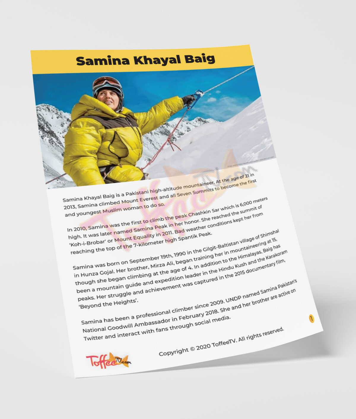 Samina Khayal Baig – ToffeeTV